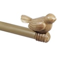Urbanest 3/4" Bird Adjustable Curtain Rod, Cottage, 28"-48" - Walmart.com