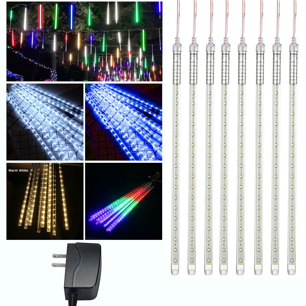 YLHHOME LED Meteor Shower Rain Lights Falling String Lights for Outdoor ...