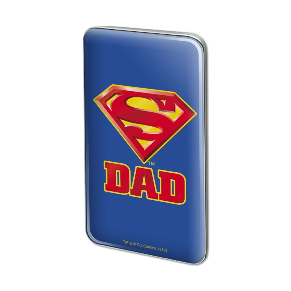 Superman Super Dad Shield Logo Metal Rectangle Lapel Hat Pin Tie Tack ...
