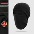 Black Black Sports Riding Ski Mask Outdoor Cold Mask Windproof Hood ...