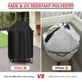 Adiqo Charcoal Grill Cover for Weber 22 Inch Charcoal Grills, Outdoor ...
