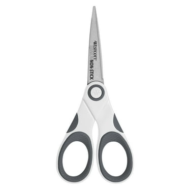 Westcott Multi-Purpose Sewing Scissors: Titanium Curved Embroidery, 4 ...