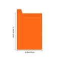 A4 File Folder Portable Document Organizer Lightweight Plastic Pouch ...