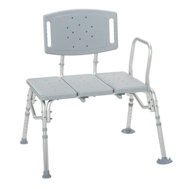 Drive Medical Premium Series Shower Chair with Back and Arms - Walmart.com