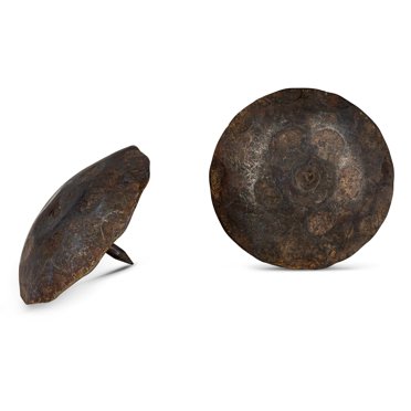 25 Large Clavos rustic hamered nailheads in Antique Brass 1 1/2 inches ...