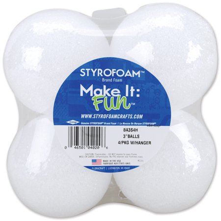 Styrofoam Balls 4/Pkg-3" - Walmart.ca