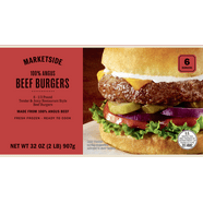 Flanders Beef Patties, 16 Quarter Pound Frozen Beef Burgers, Grill or ...