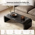 Christopher Knight Home 47" Modern Waterfall Coffee Table, Curved ...