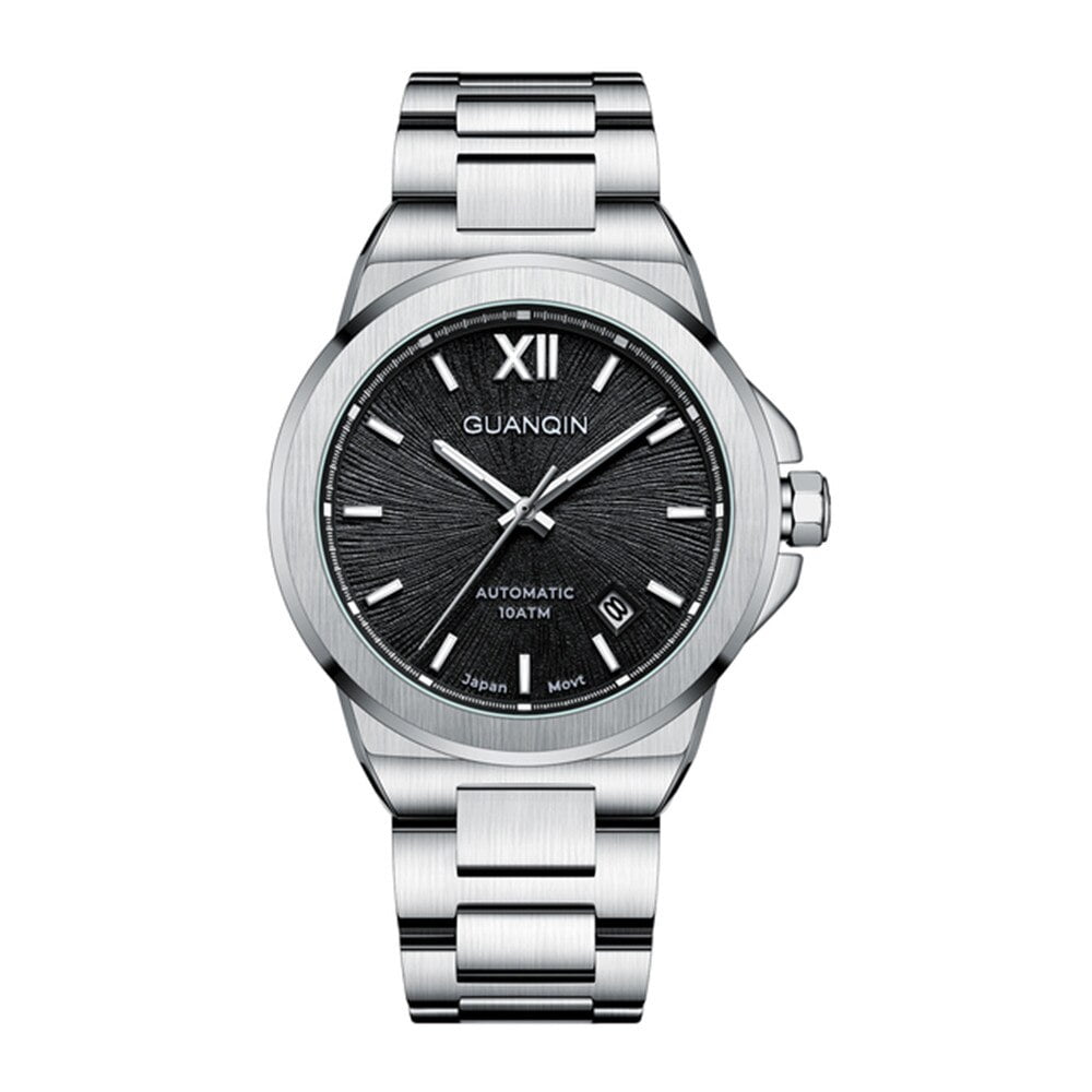 GUANQIN Men Japan Automatic Self Wind Mechanical Movement Luminous ...