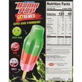 Bomb Pop Extremes Super Sour Strawberry Freeze Ice Pops, Frozen Freezer Dessert, 12 Pack ...