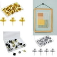 30Pcs I Shape Metal Push Pins Decorative Thumbtacks Cork Notice Board ...