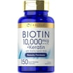 Jarrow Formulas Biotin 5000mcg, Energy Production, Skin and Hair ...
