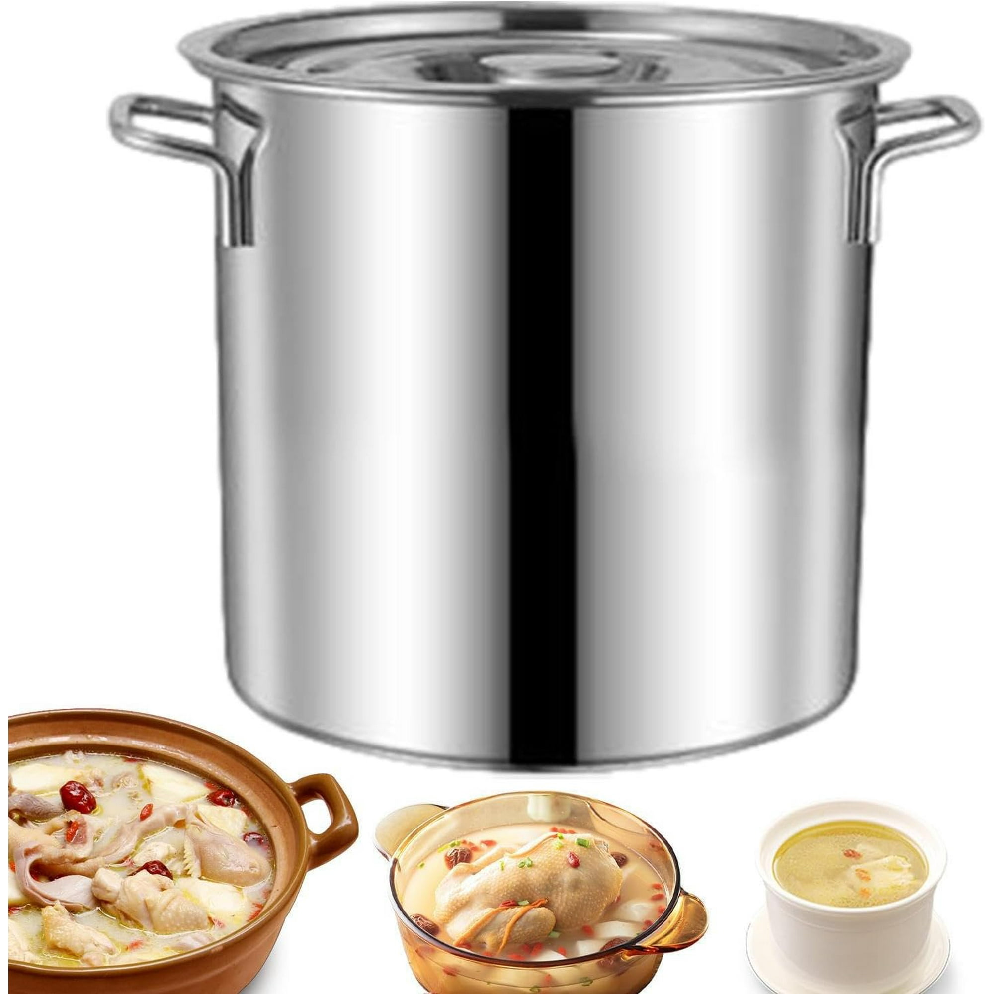 Click here for Laicaiw Large Deep Stainless Steel Stock Pot  10l... prices