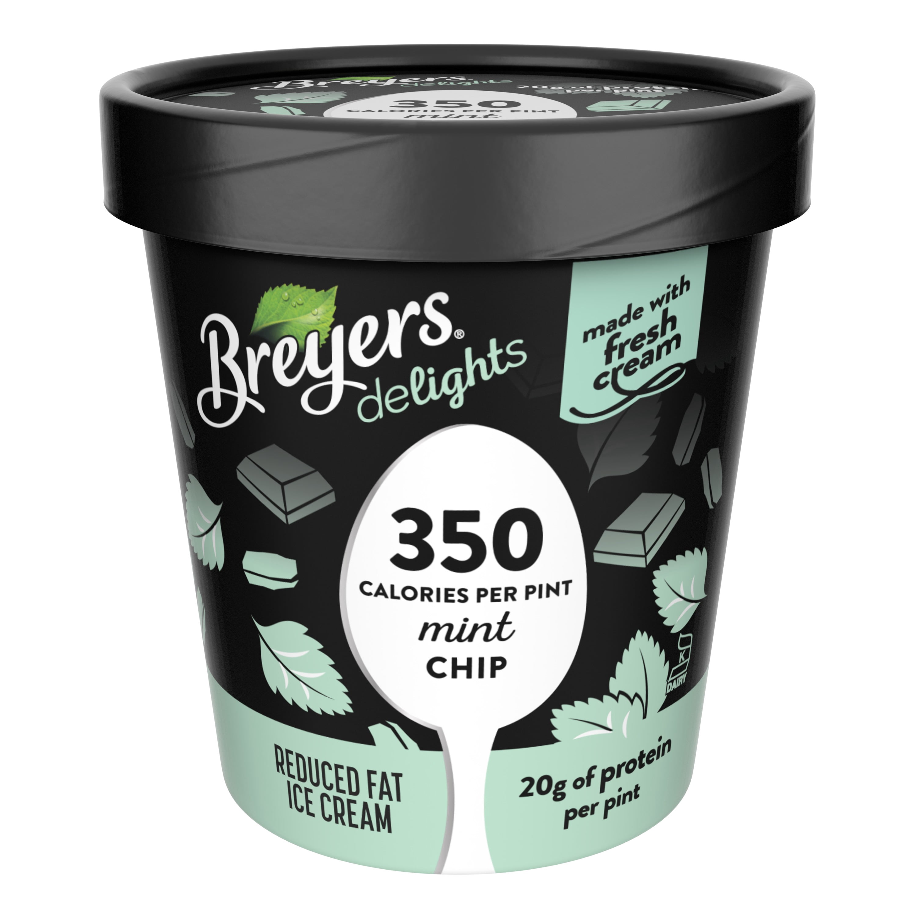 Breyers Delights Mint Chip Ice Cream - 1pt – BrickSeek