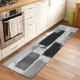 Black Grey Ombre Hallway Runner Rug 2x6 Washable Non Slip Kitchen ...
