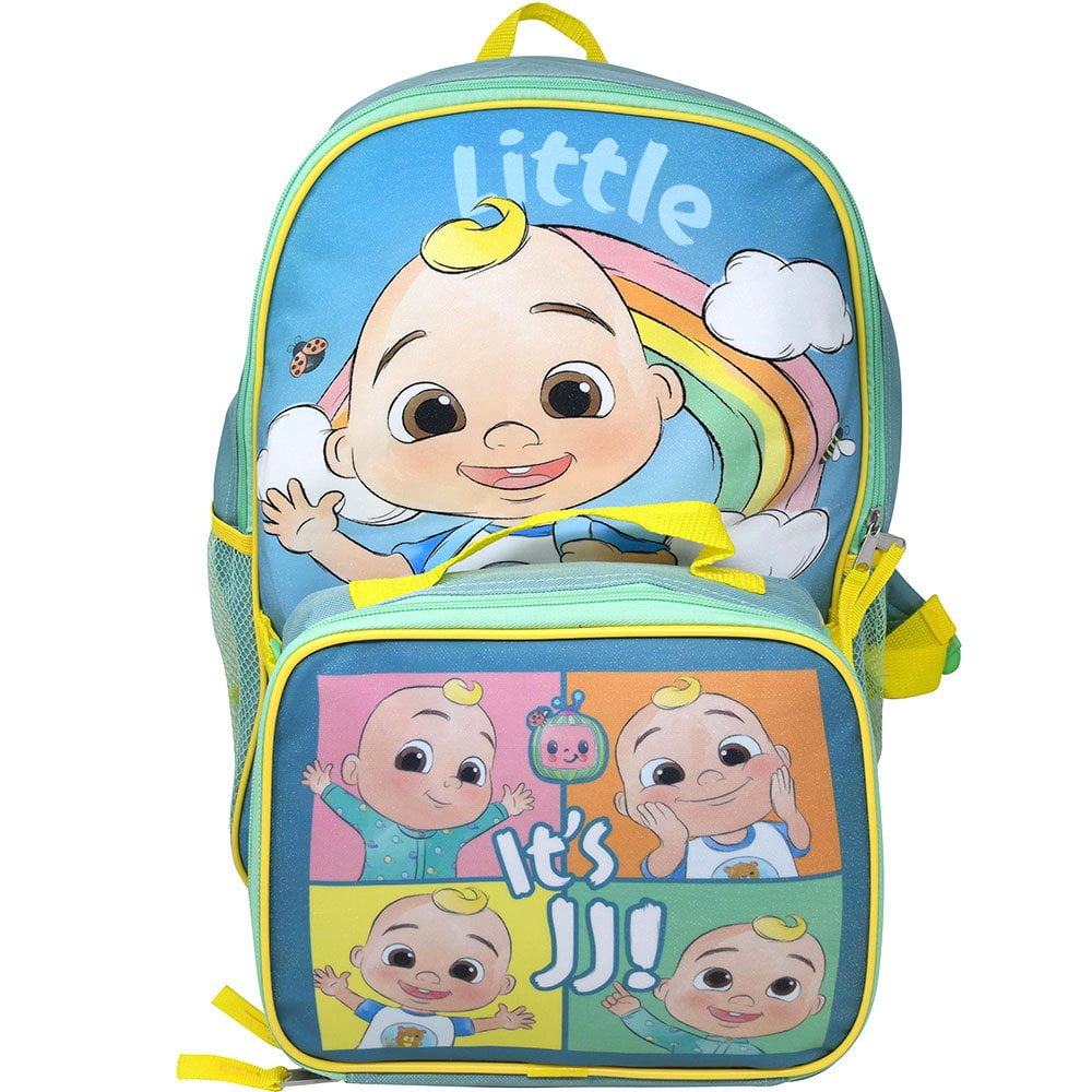 Cocomelon 16" Book Backpack with Lunch Bag for Age 6+ - IT'S JJ ...