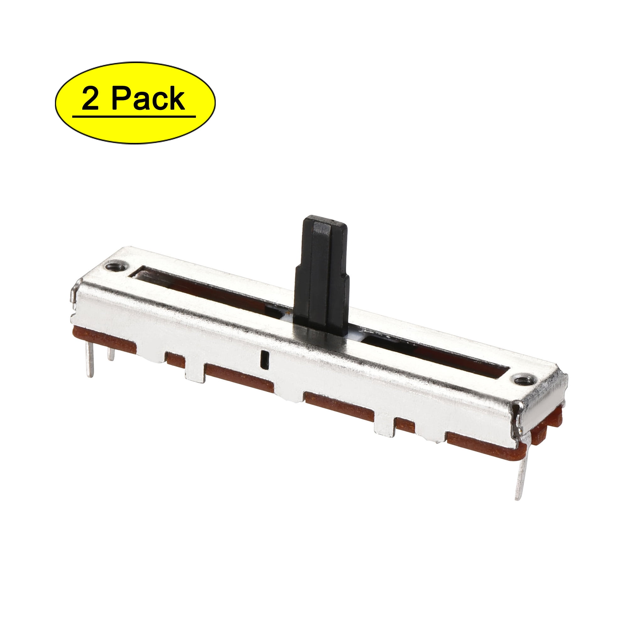 Uxcell Variable Resistors 45mm Straight Slide Potentiometer B10K Ohm ...