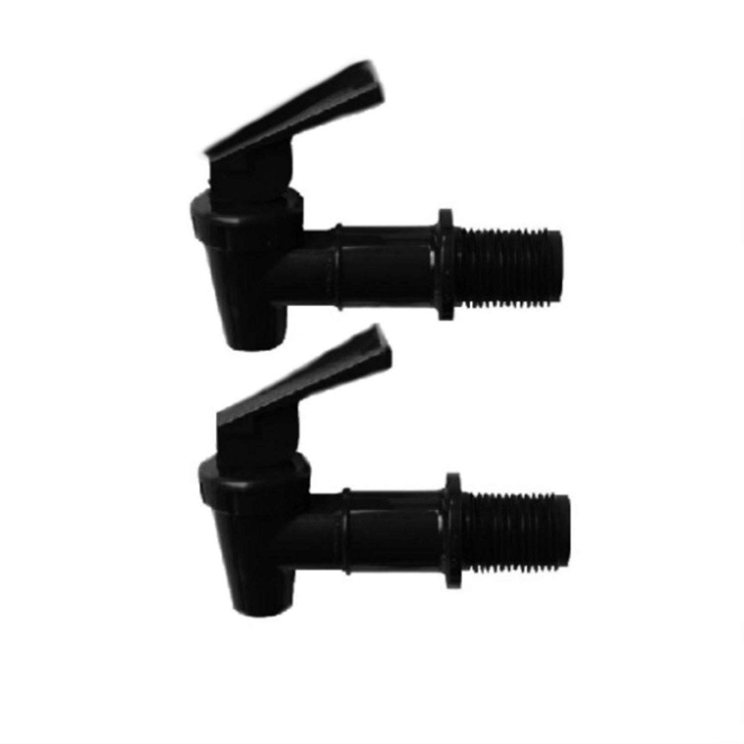 Black Plastic Faucet, Spigot, Twin-pack, Beverage Dispenser, Water ...