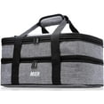 MIER Insulated Double Casserole Carrier Thermal Lunch Tote for Potluck ...