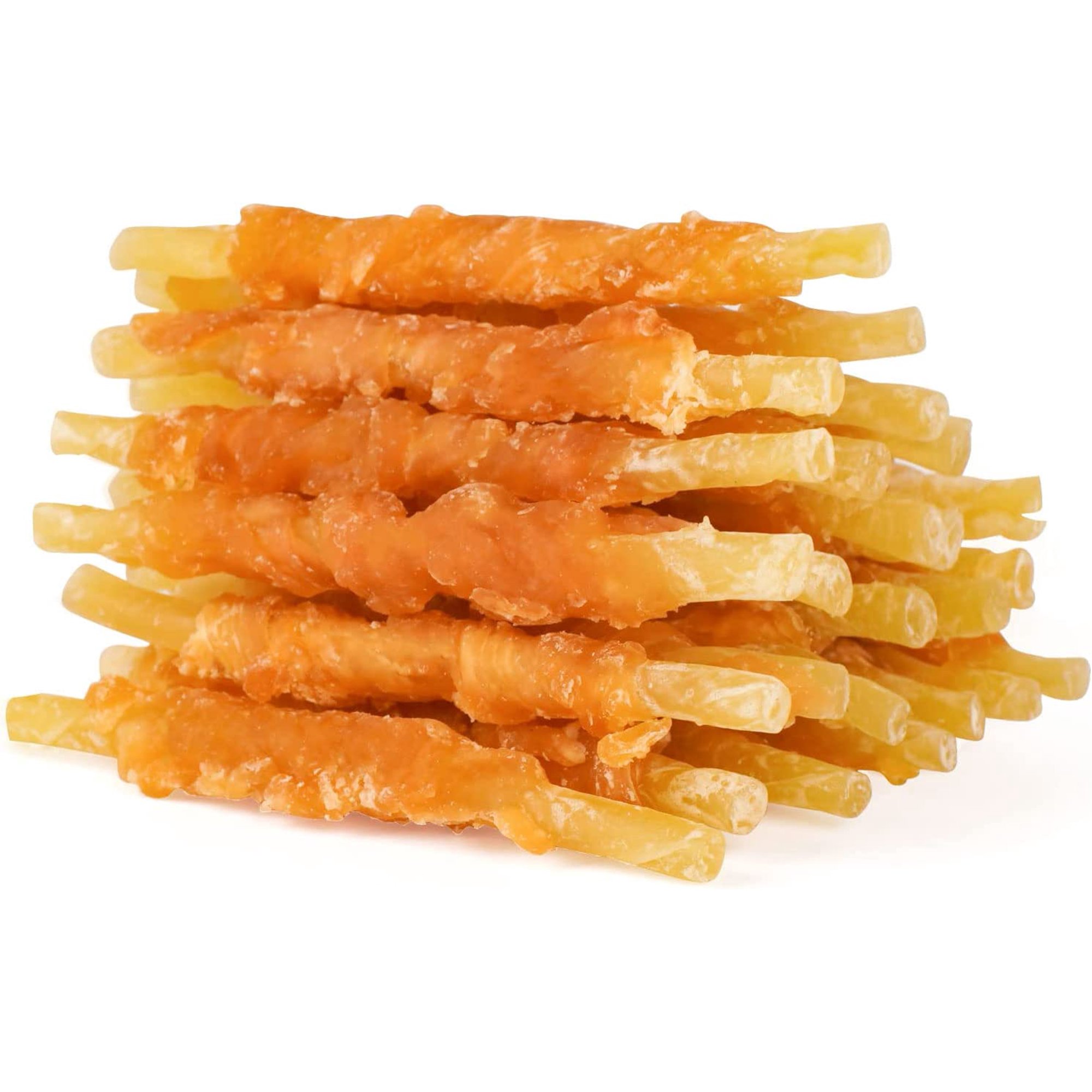 MON2SUN Rawhide Free Dog Treats Chicken Wrapped Cod Sticks for Small ...