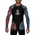 Raven Fightwear Men's The God of Thunder Thor Jiu Jitsu BJJ Rash Guard ...