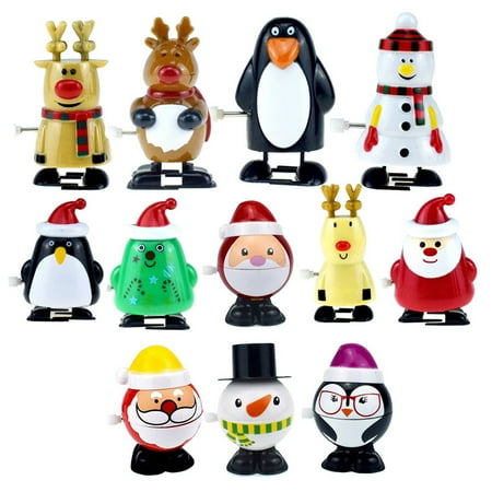 wind up toys 12Pcs Wind Up Toys Christmas Elements Wind Up Walking Toys ...