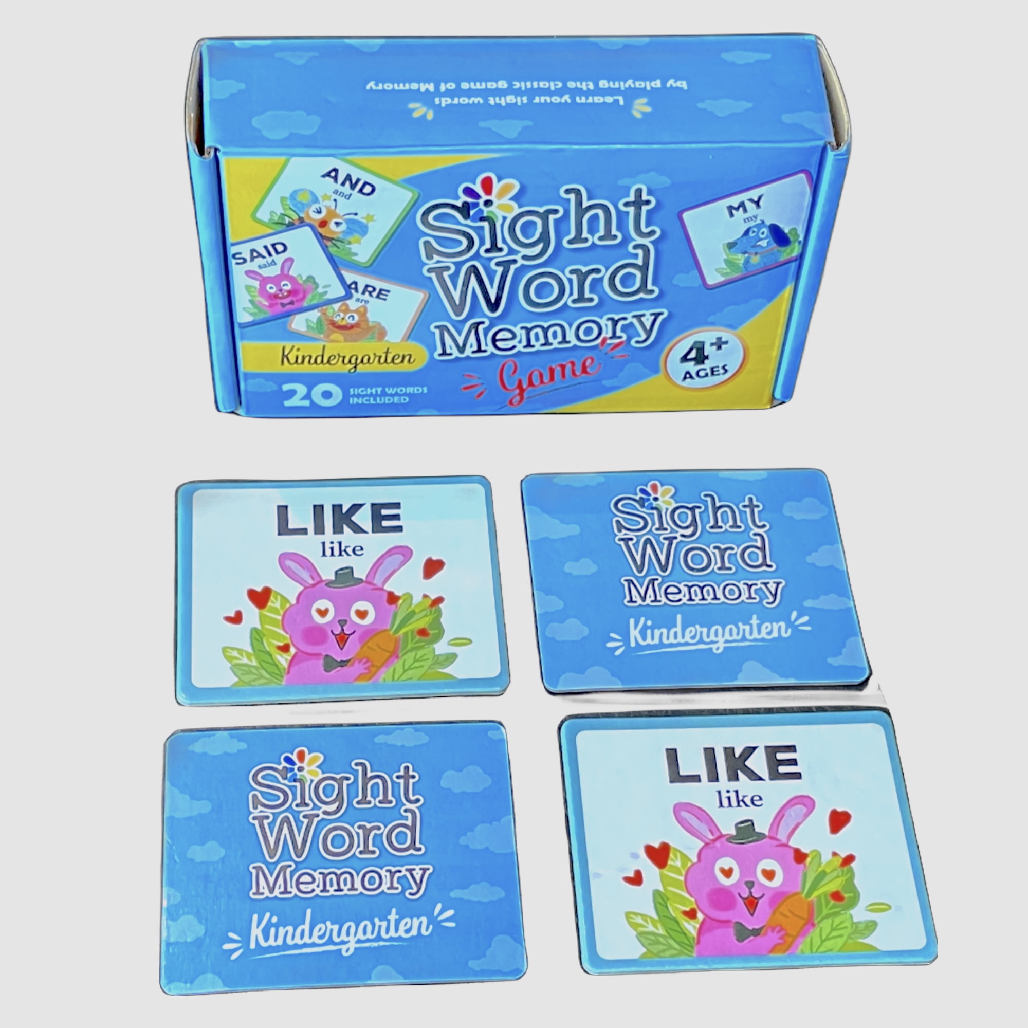 Sight Word Matching Memory Game Kindergarten - Walmart.com