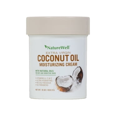NatureWell Natural Deep Moisturizing Cream with Coconut + MCT (16 Ounce ...