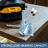 IDEANATEGRATE 4Pcs Adjustable Wardrobe Leveler Legs Rolled Steel ...