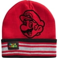 Nintendo Super Mario Bros. Boys' Winter Hat - 2 Pack Pom Pom Beanie (4 ...