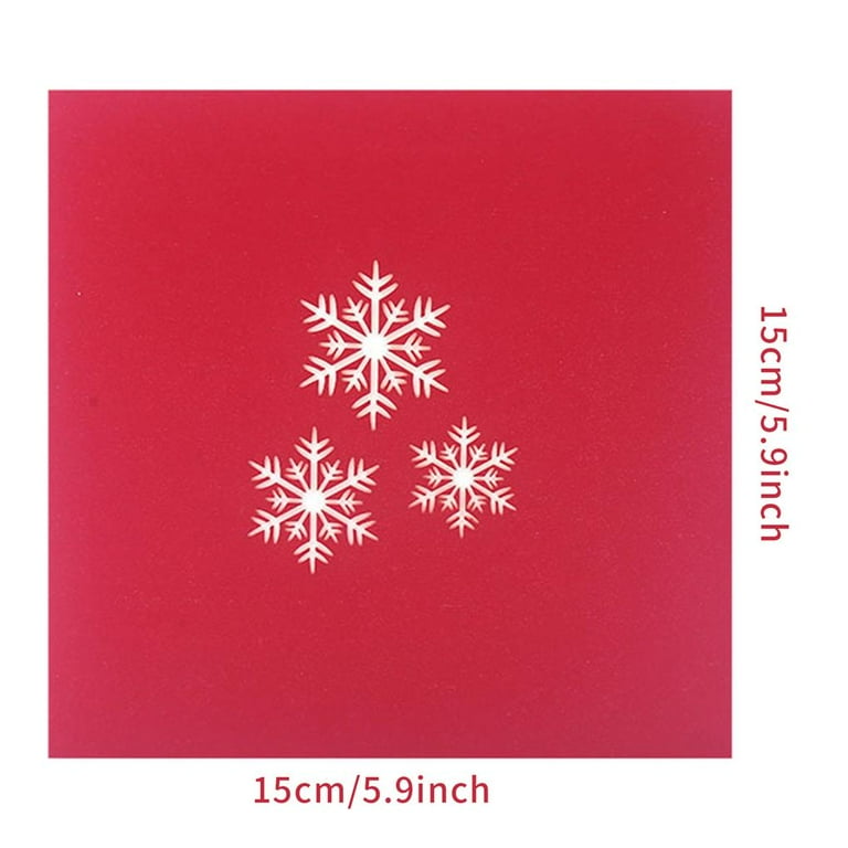 Handmade Snowflake Christmas Cards