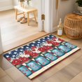 2x3ft Area Rug,4th of July Patriotic Flower Bottle on Wood Washable ...