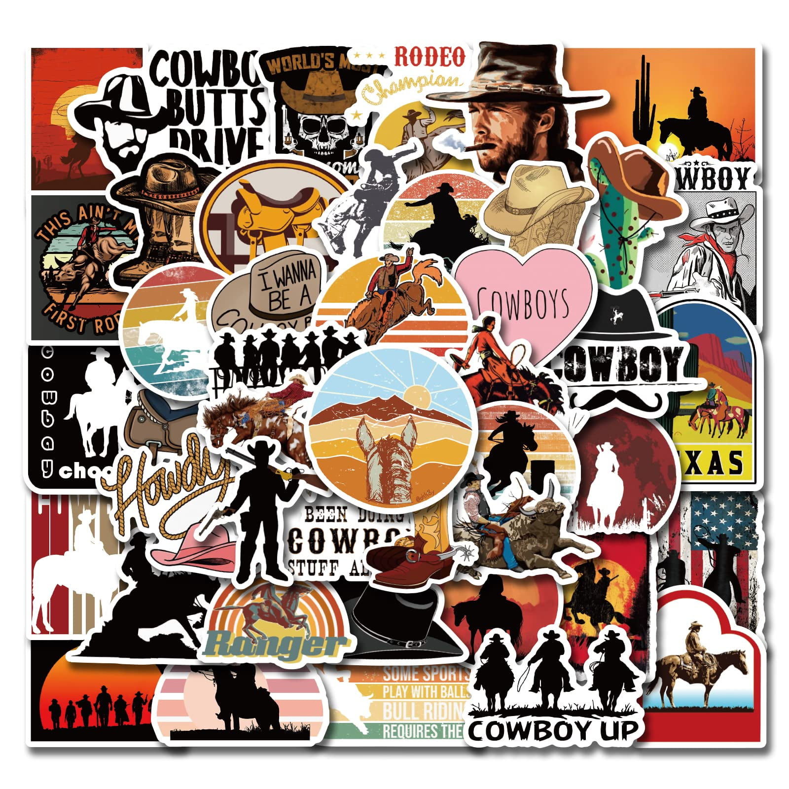 Western Stickers For Water Bottles at Timothy Mears blog