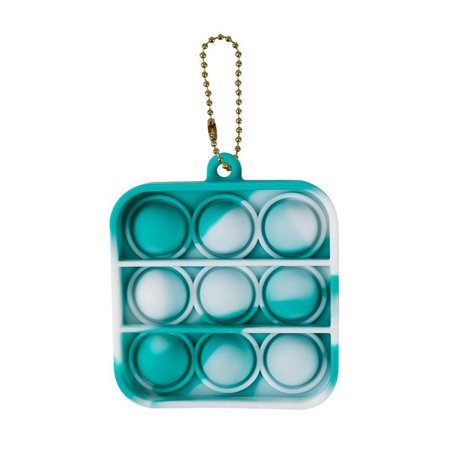 Qucyy Mini Pop It Fidget Toys Fidget Keychain Mini Push Pop Bubble ...