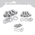 Universal TV Mounting Hardware Kit 24 count M4 M6 M8 Stainless Steel ...