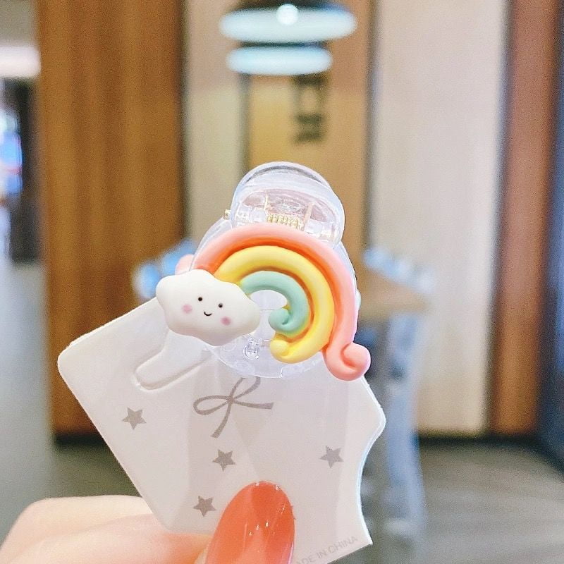 hirigin Mini Hair Claw Clips Assorted Shapes Cute Clamps Hairpins for ...