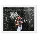 23x23 Frame White Solid Wood Picture Frame Includes UV Acrylic Shatter ...