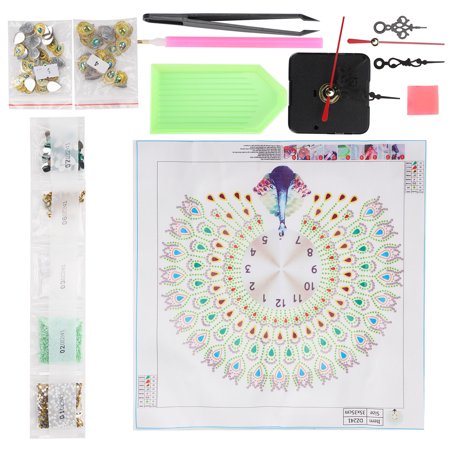 Painting Clock, Artistic Creative Beautiful Unique Painting Wall Clock ...