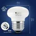 Xtricity R14 LED Mini Light Bulb, 4.5W (40W Eqv), E26 Medium Base, 120V, 3000k Soft White ‎(2 ...
