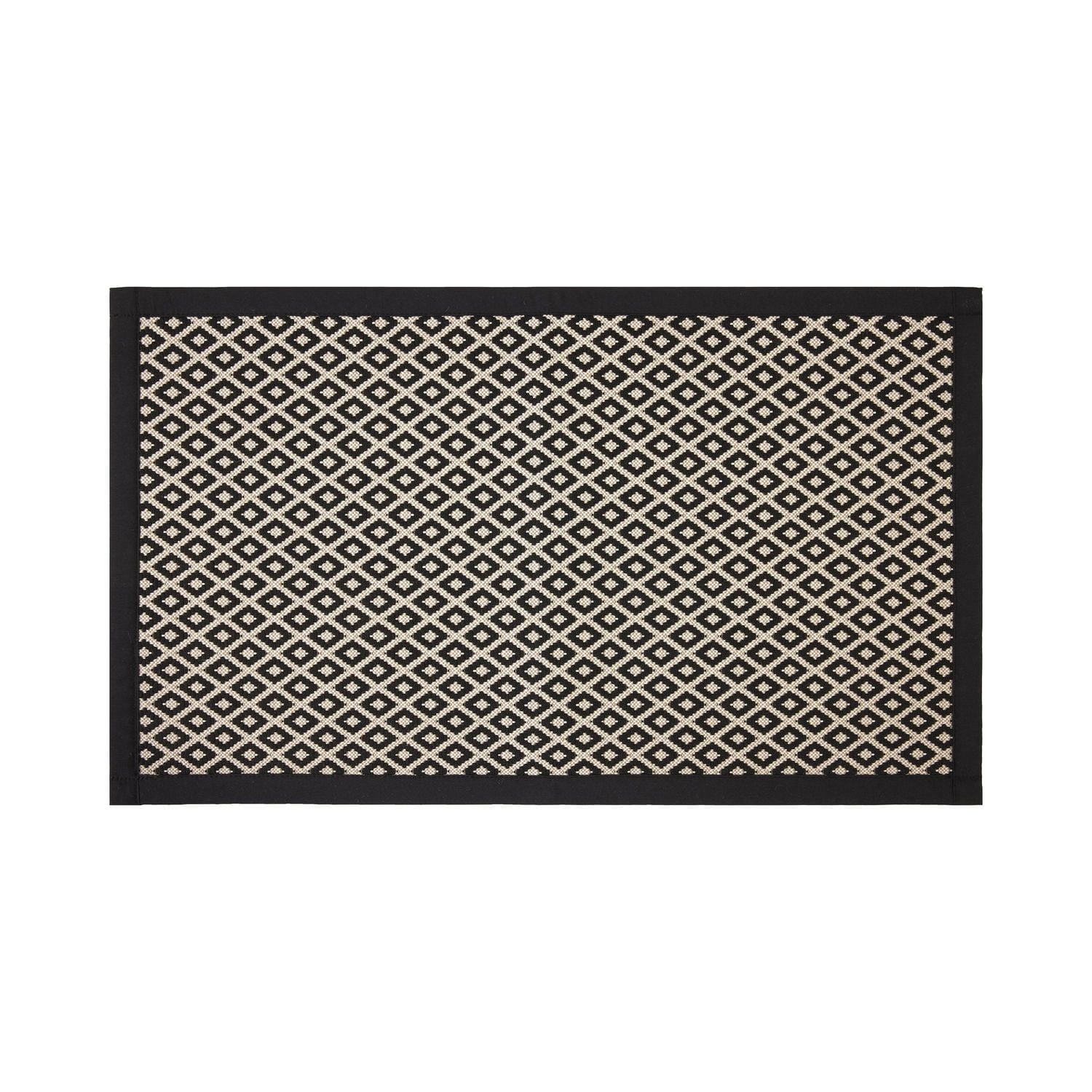 Better Homes & Gardens Black & White Diamond 20" x 34" Indoor Kitchen ...