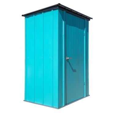 Yardsaver Steel Storage Shed, 4 x 10 ft, Eggshell, Outdoor Storage Shed ...