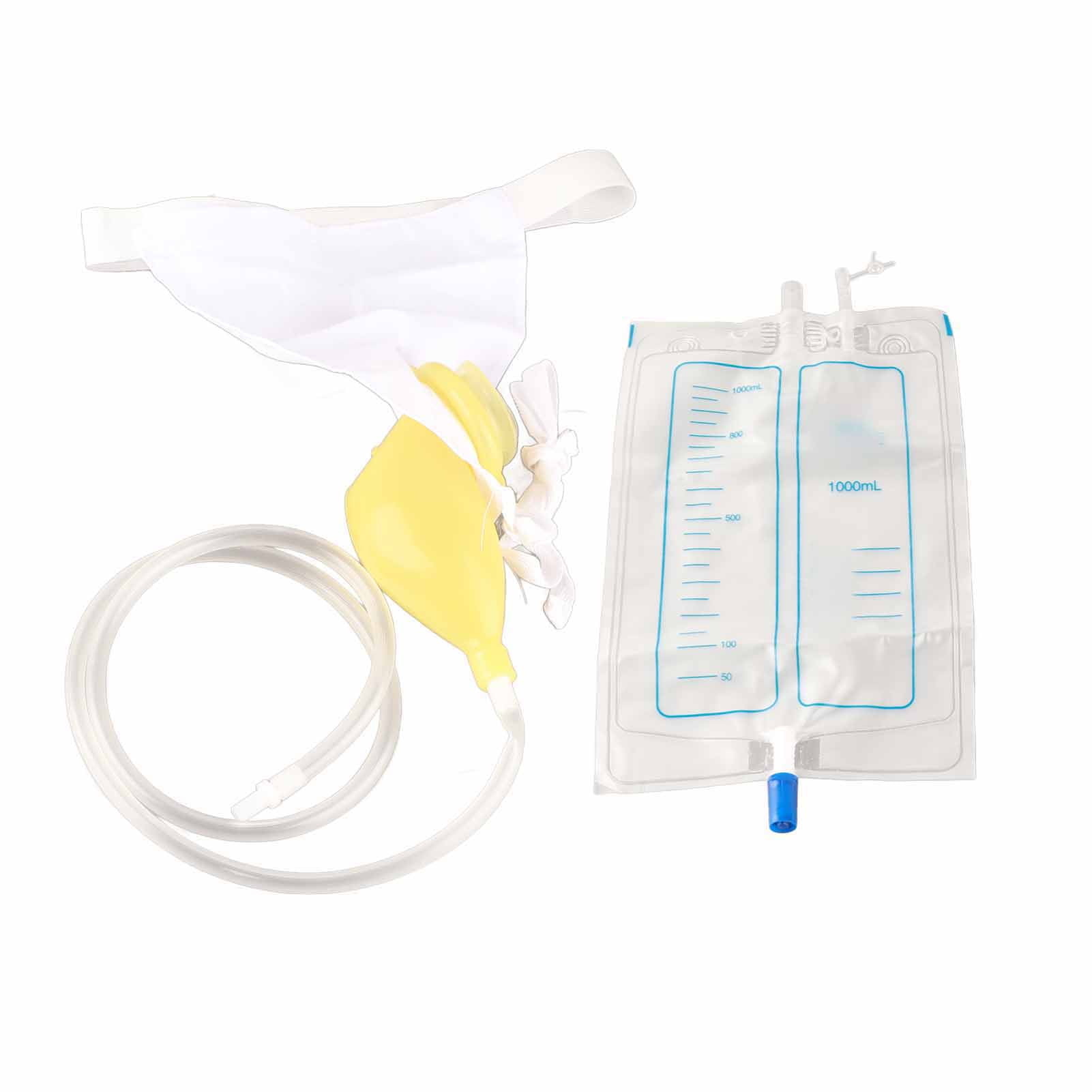 Bolsa recolectora de orina de látex para adultos, urinario con bolsas ...