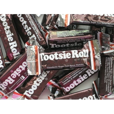 Tootsie Roll Rolls Long Chocolate Chews One Pound Candy 16oz - Walmart.com