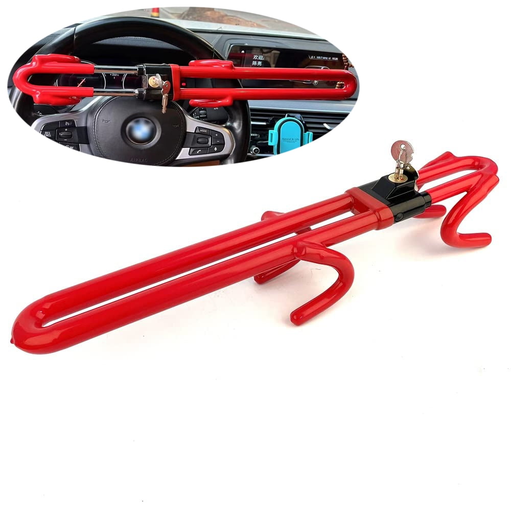 BiJun Vehicle Steering Wheel Lock, Car Anti-Theft Security Lock with ...