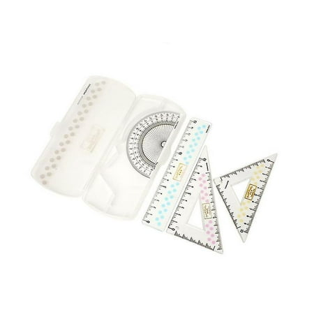 4pcs Architectural Triangular Ruler Set Math School Supplies | Walmart ...