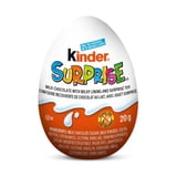 Kinder Surprise, Milk Chocolate Eggs with Toys, Classic, 1 Egg, 20 ...