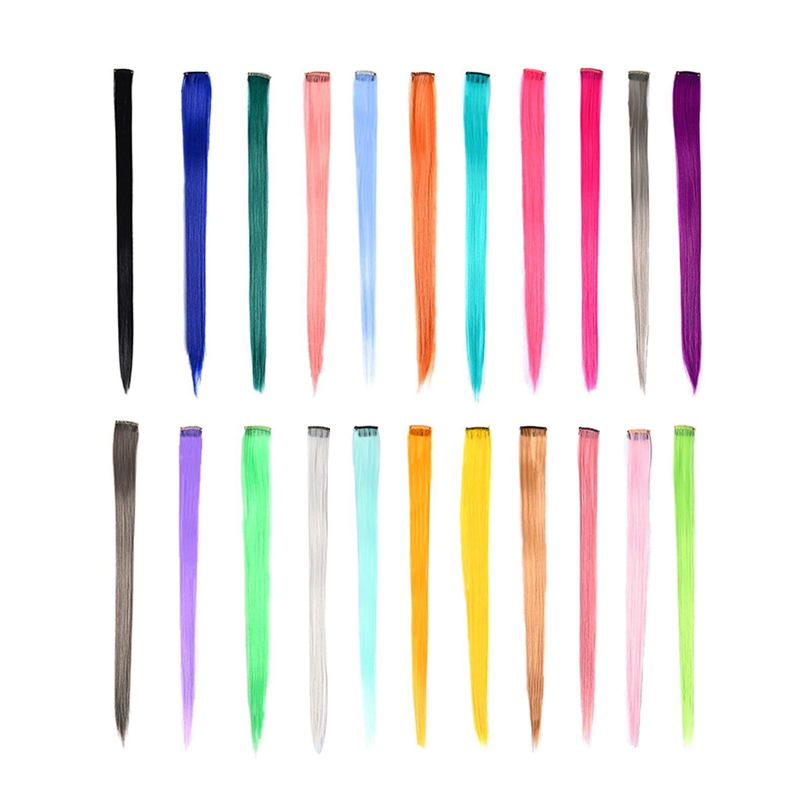 Click here for Yeacher 22pcs Colorful Hair Extensions Multi-Color... prices