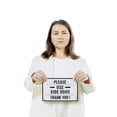 Please Use Side Door (2 Pack) 7 Inch x 10 Inch Novelty Aluminum Metal ...