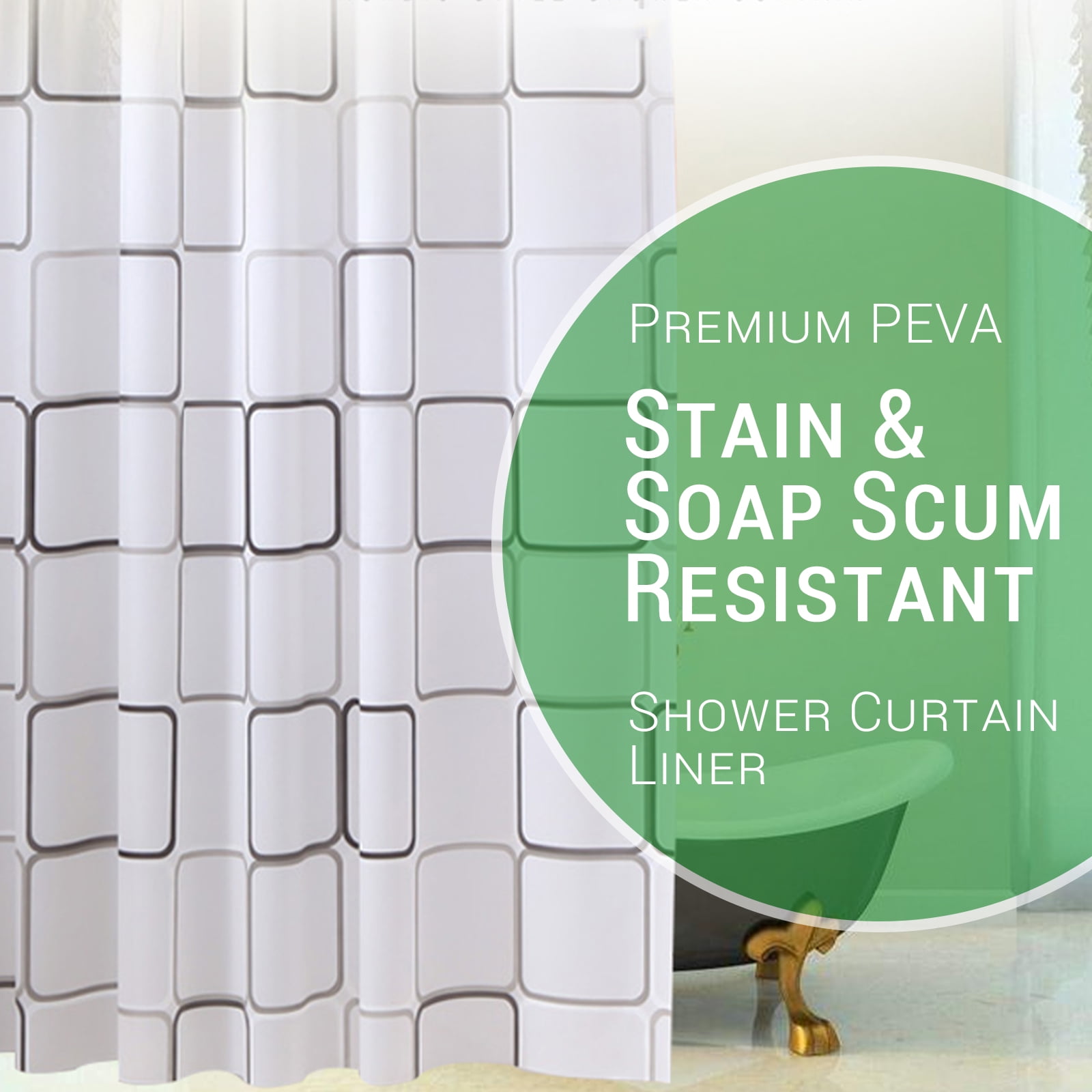 Click here for Gogreen Bathroom Shower Curtain - Waterproof Plast... prices