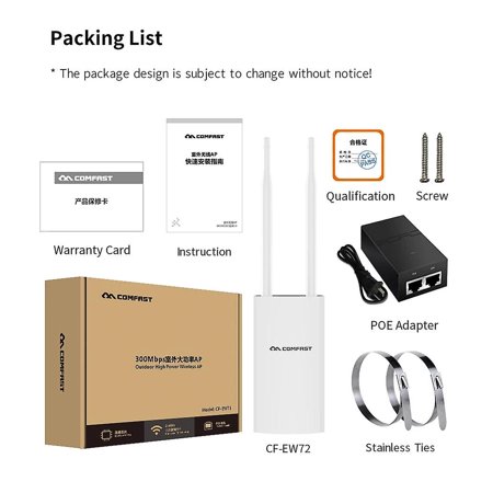 300 - 1200mbps Long Distance Wi-fi Outdoor Ap/repeater/router Poe High ...